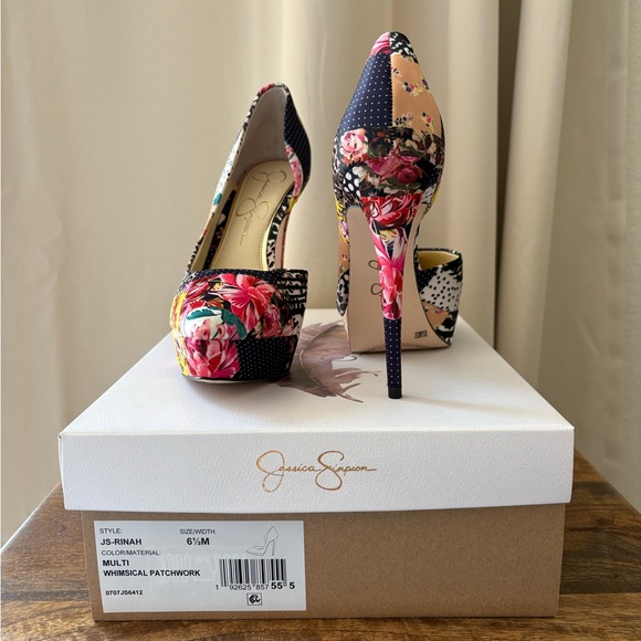 Jessica Simpson | Shoes | Jessica Simpson Womens Multicolor Heels ...